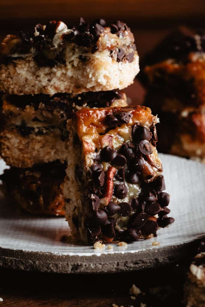 Paleo Magic Cookie Bars - Kalejunkie