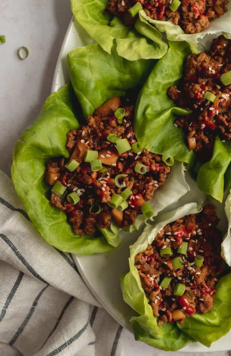 Chicken Lettuce Cups - Kalejunkie