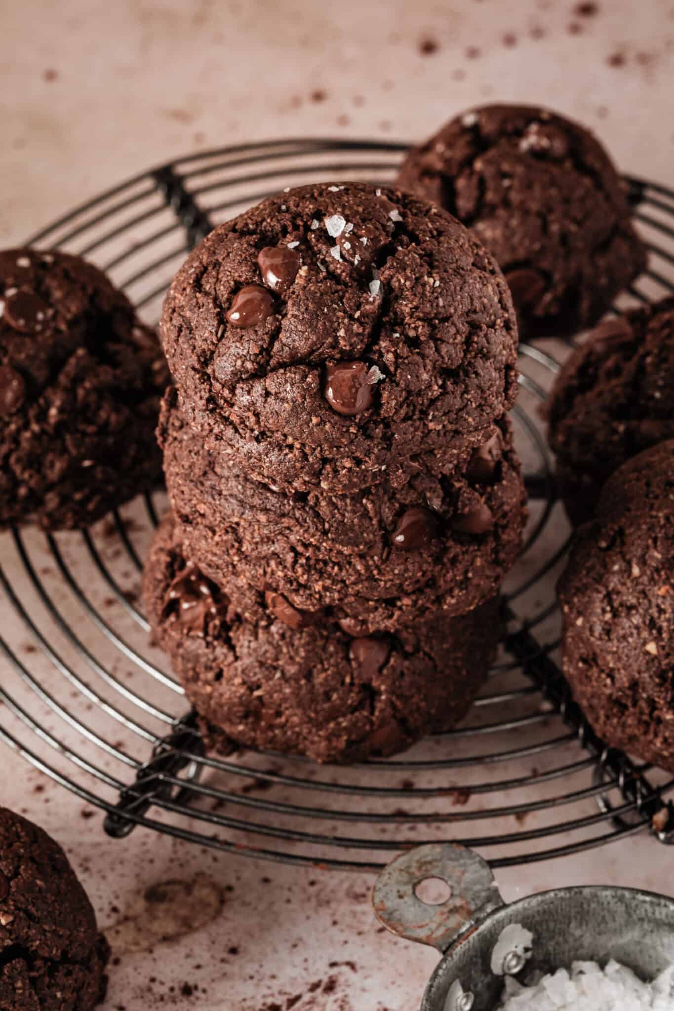 Best Double Fudge Soft Baked Cookies - Kalejunkie