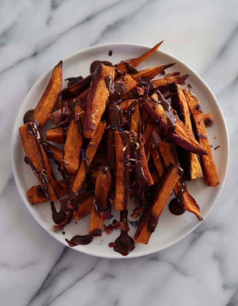 Cinnamon Sweet Potato Fries - Kalejunkie