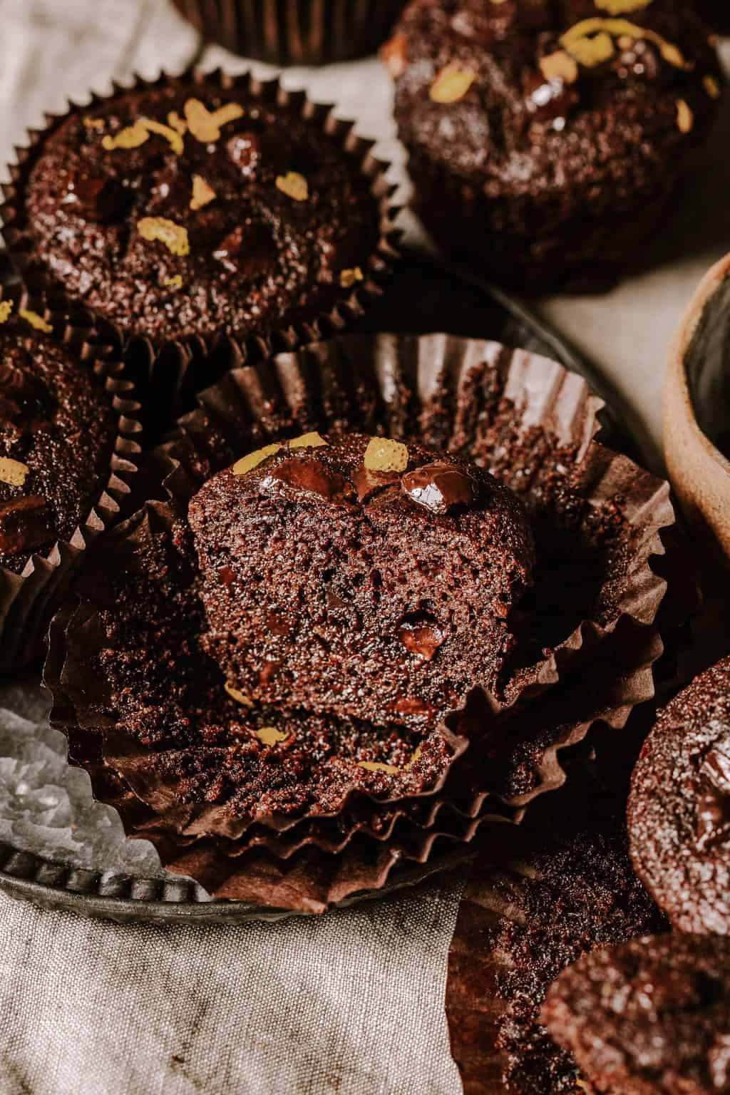Paleo Chocolate Orange Muffins - Kalejunkie