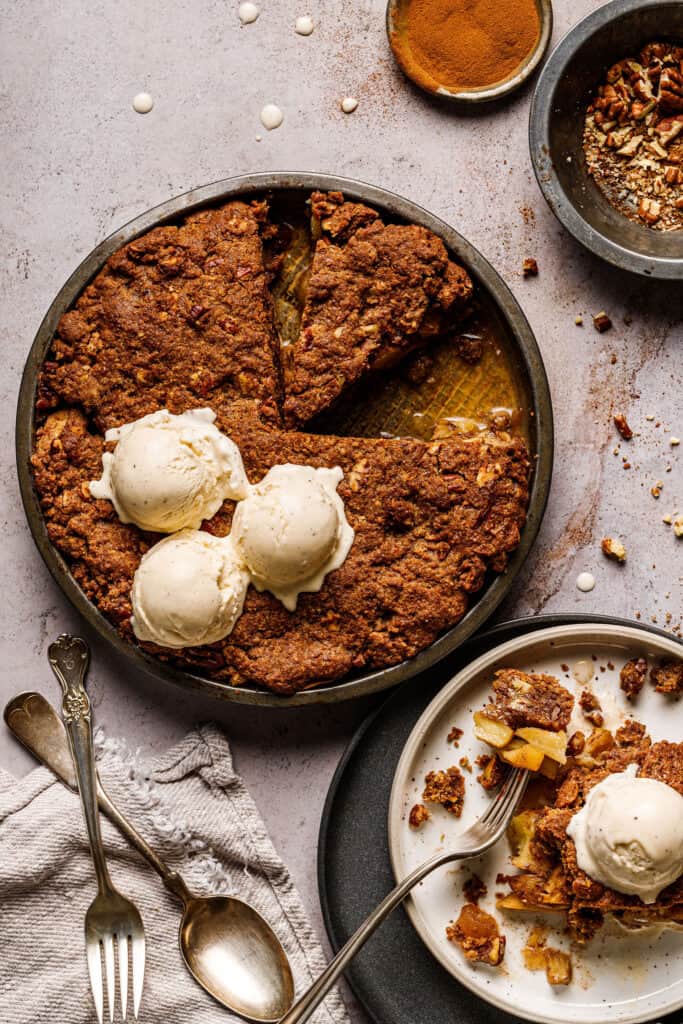 Deconstructed Healthy Apple Pie - Kalejunkie