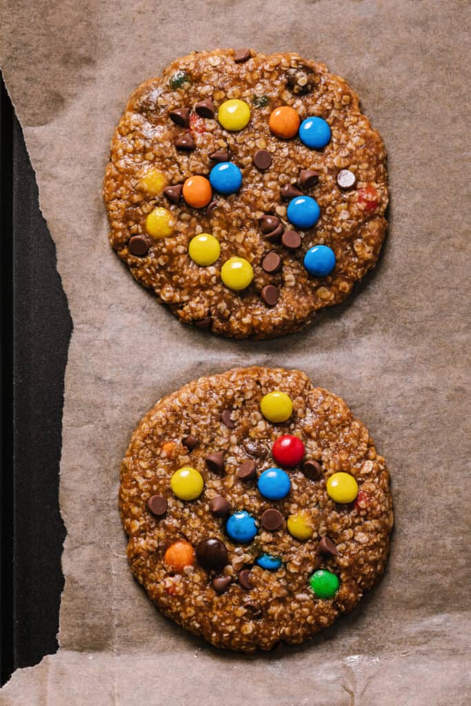 Jumbo Monster Cookies - Kalejunkie