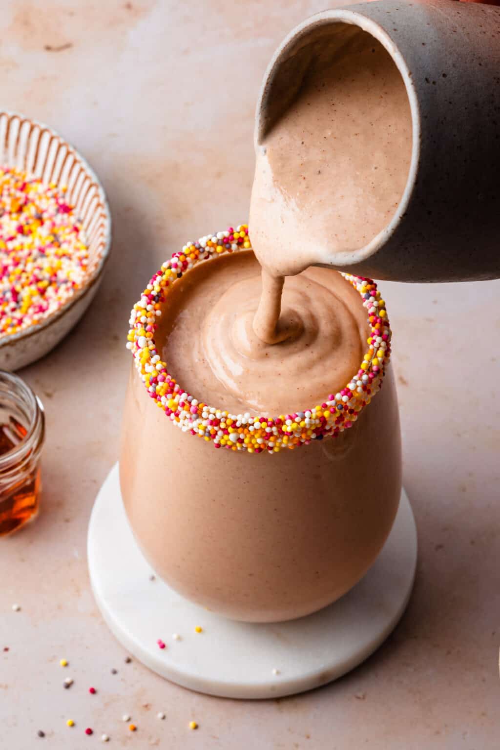 Healthy Birthday Cake Smoothie - Kalejunkie