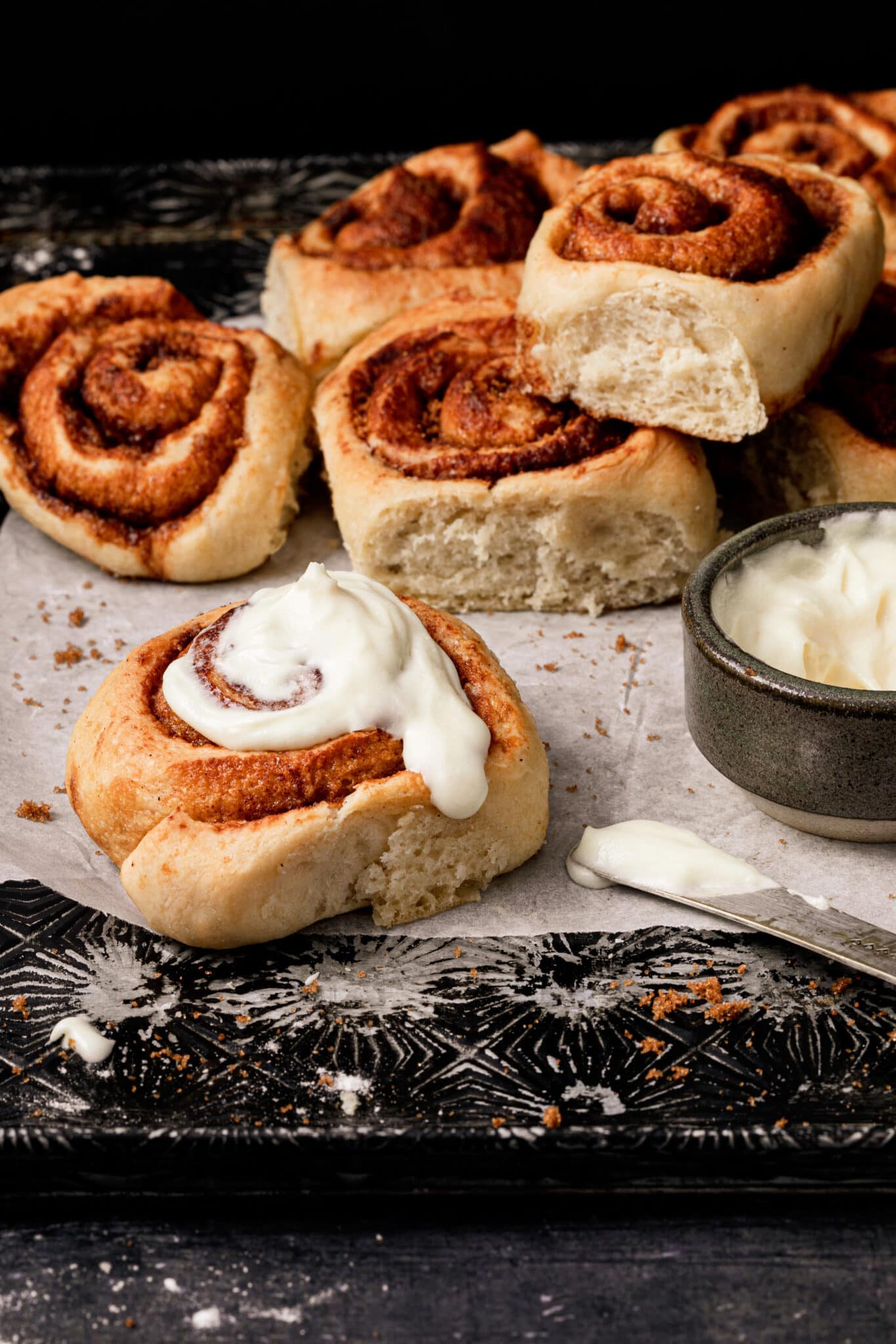 Real Deal Vegan Cinnamon Rolls - Kalejunkie