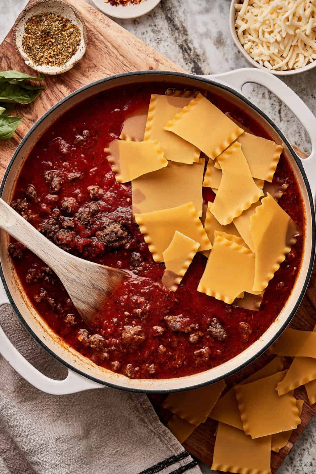 The Best 30-Minute Skillet Lasagna - Kalejunkie