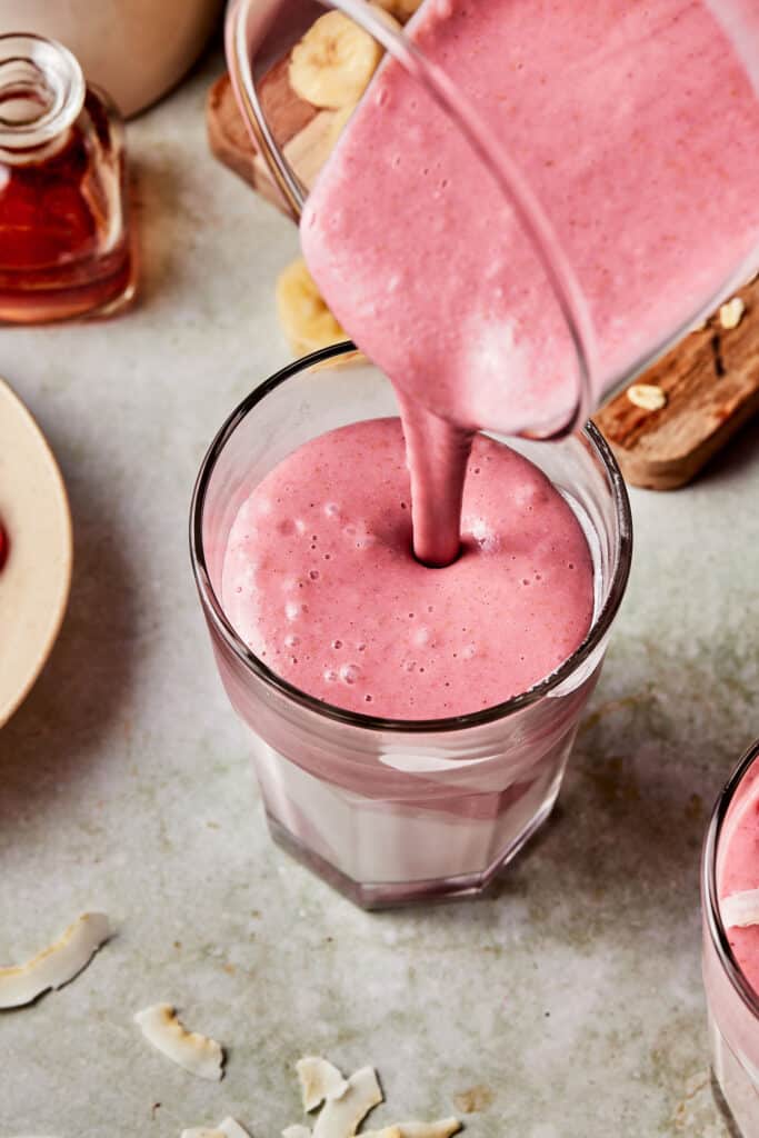 Viral Erewhon Raspberry Coconut Cloud Smoothie - Kalejunkie