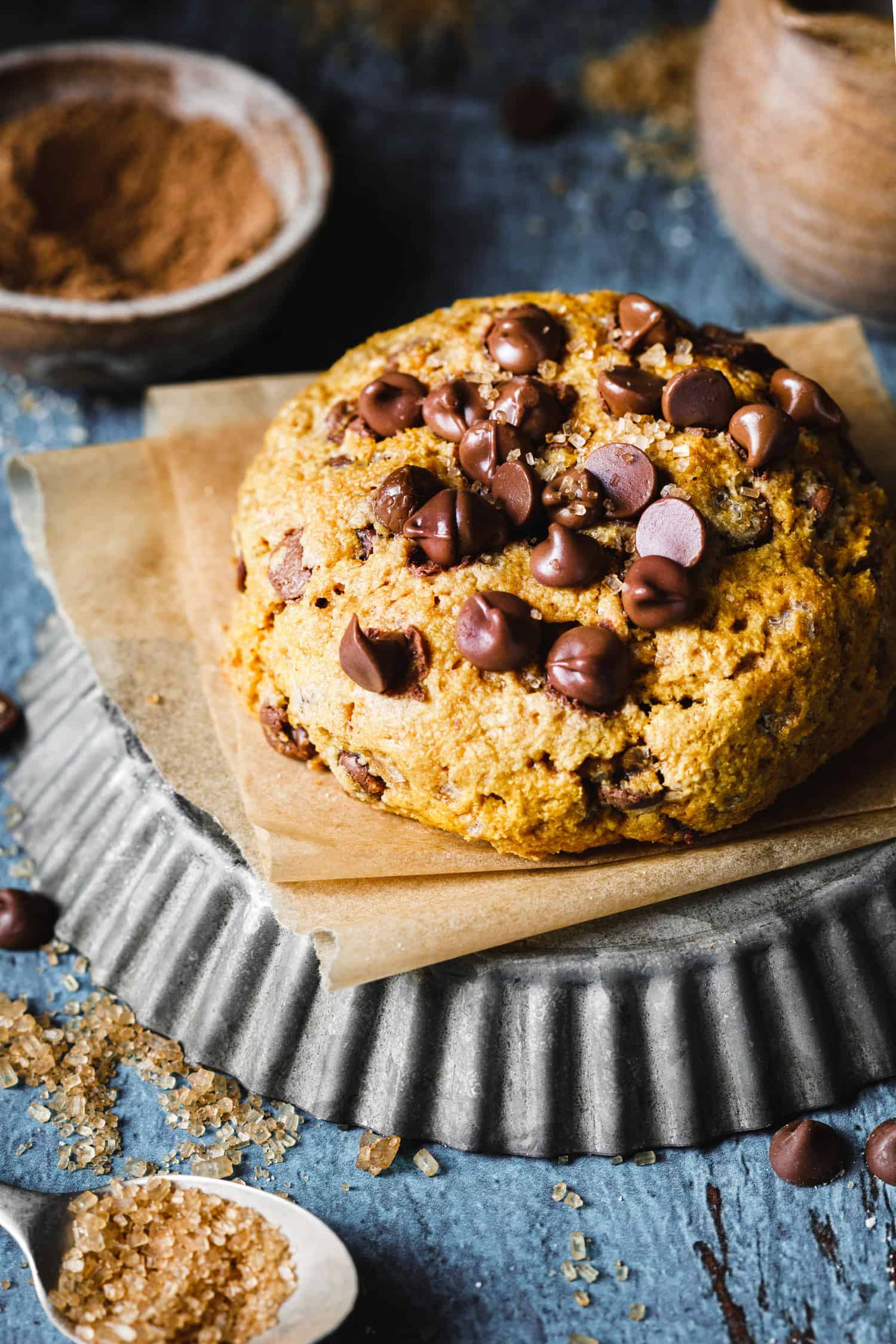 Single Serving Pumpkin Chocolate Chip Scone - Kalejunkie