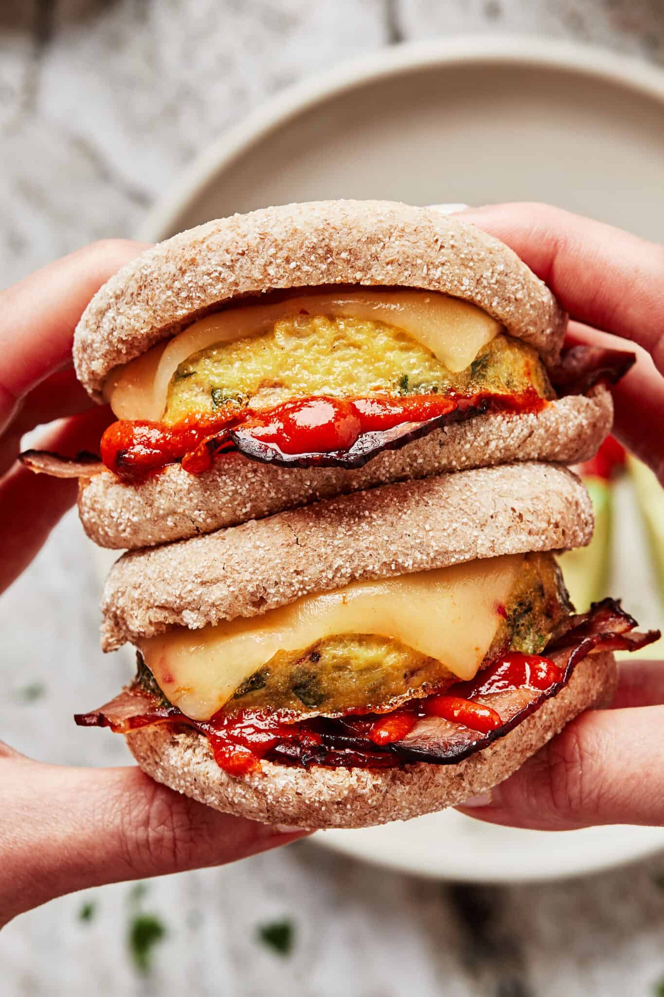 Easy Meal Prep Breakfast Sandwiches - Kalejunkie
