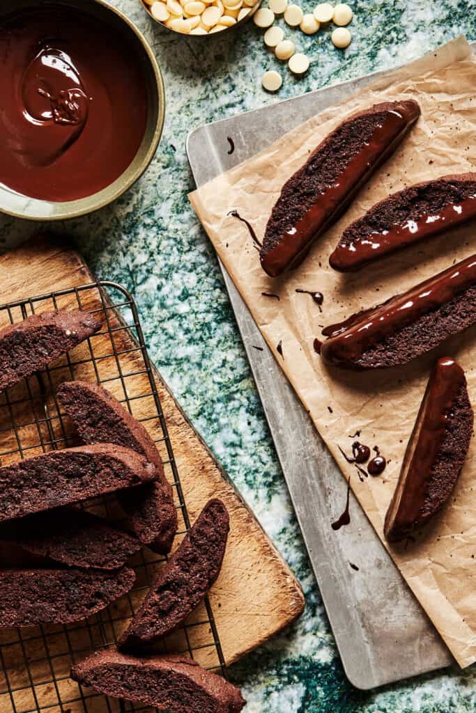 Easy Double Chocolate Biscotti - Kalejunkie
