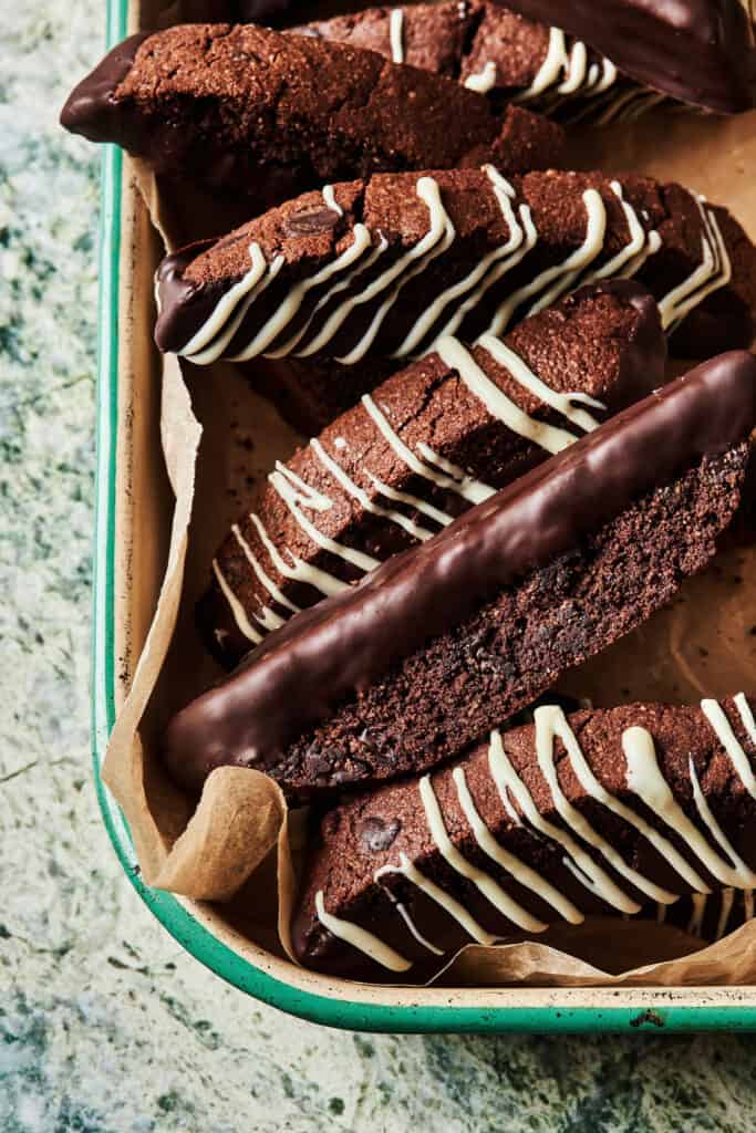 Easy Double Chocolate Biscotti - Kalejunkie