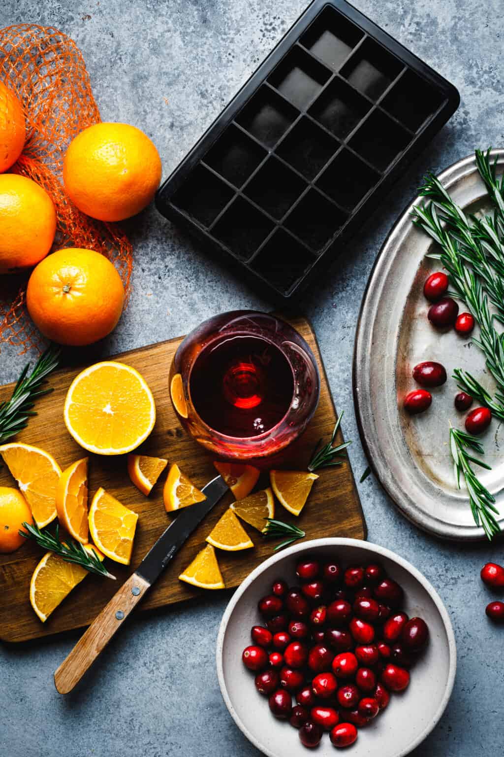 Holiday Pomegranate Ice Cubes - Kalejunkie