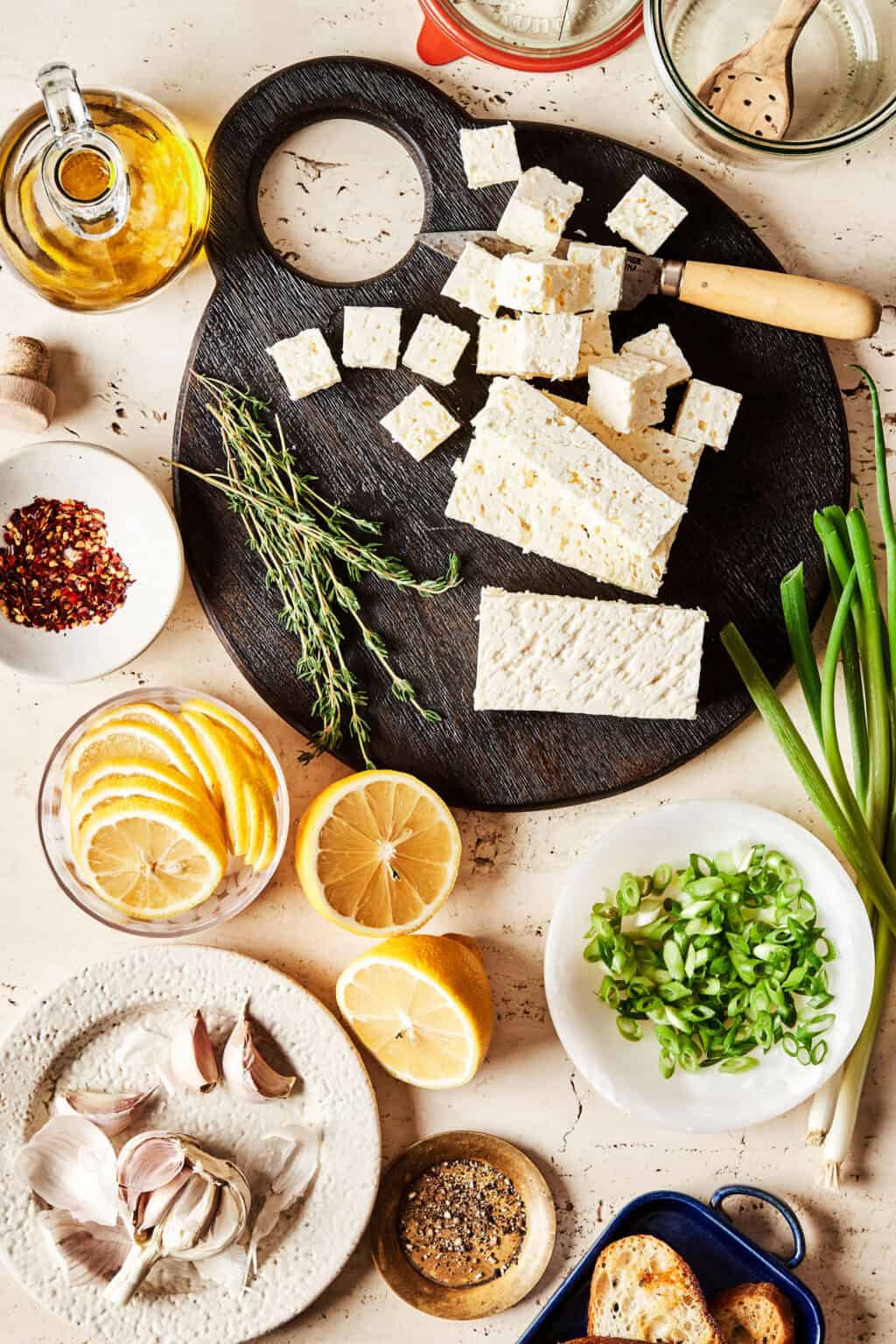 5-Minute Marinated Feta - Kalejunkie