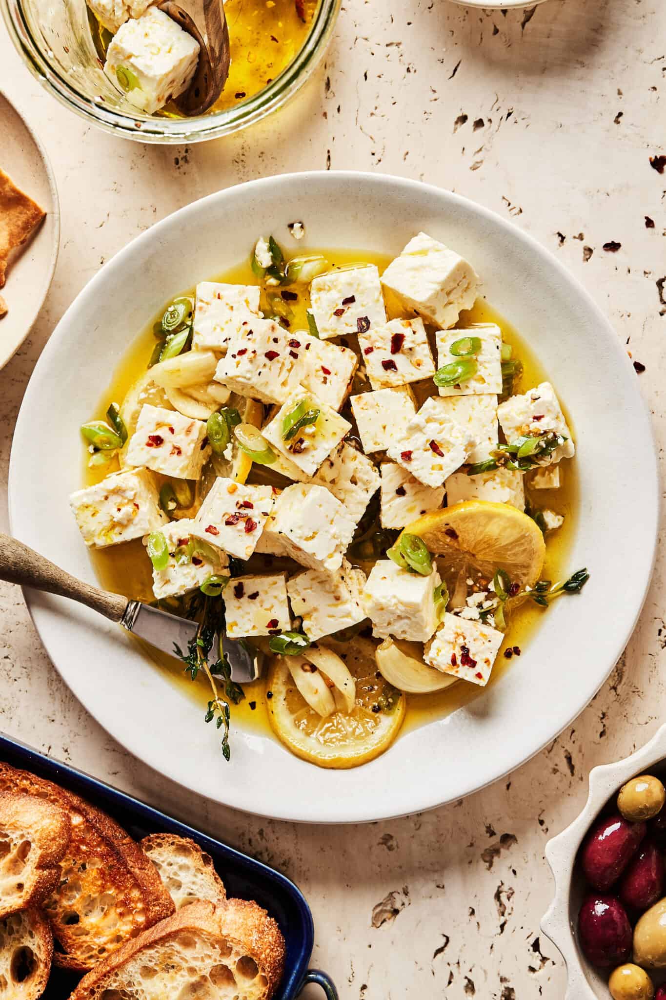 5-Minute Marinated Feta - Kalejunkie