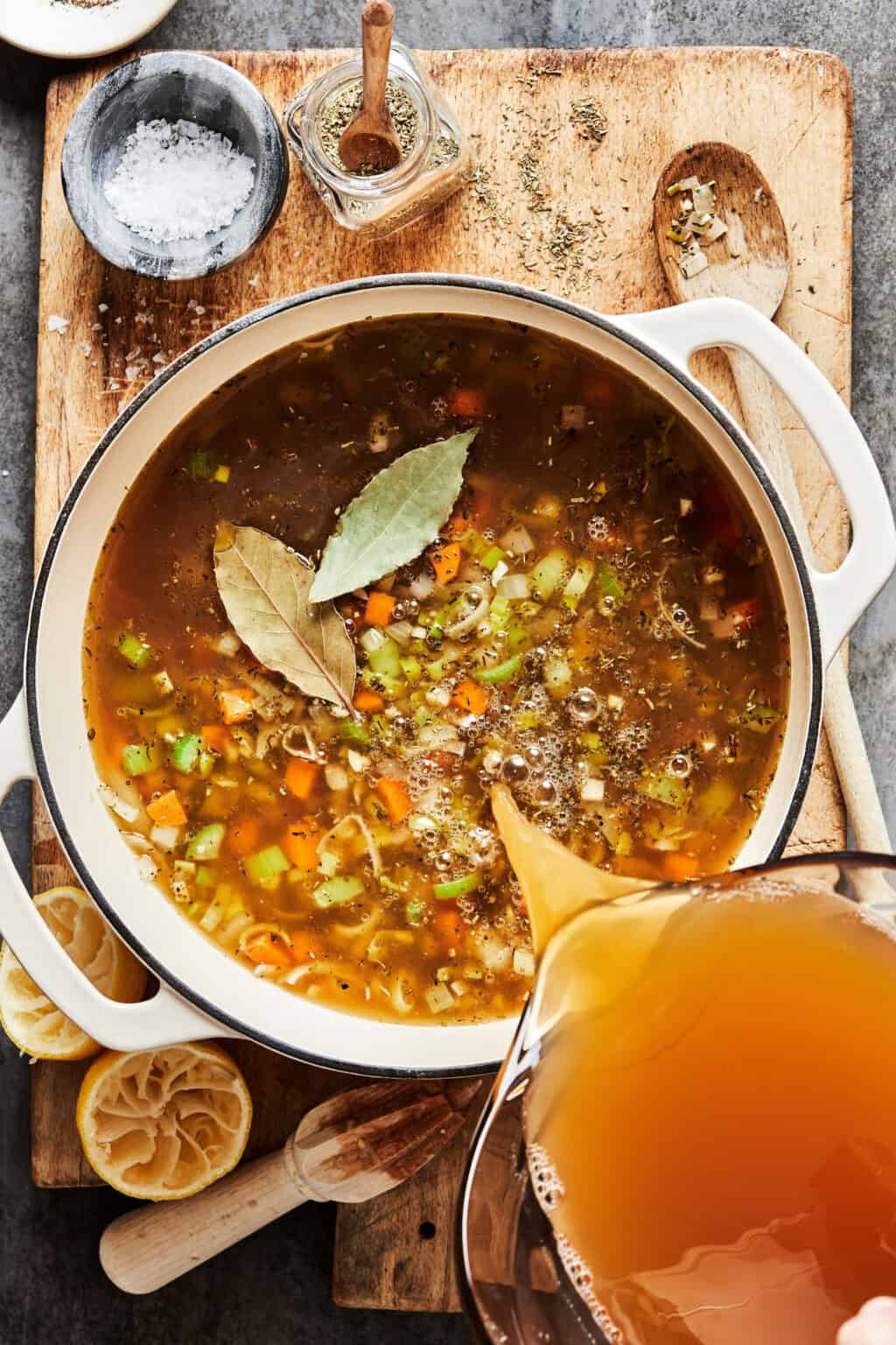 Cozy Turkey Noodle Soup - Kalejunkie