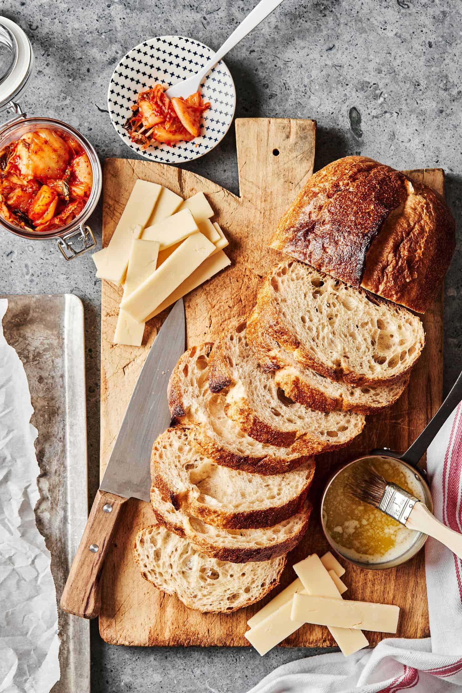 Viral Kimchi Grilled Cheese - Kalejunkie