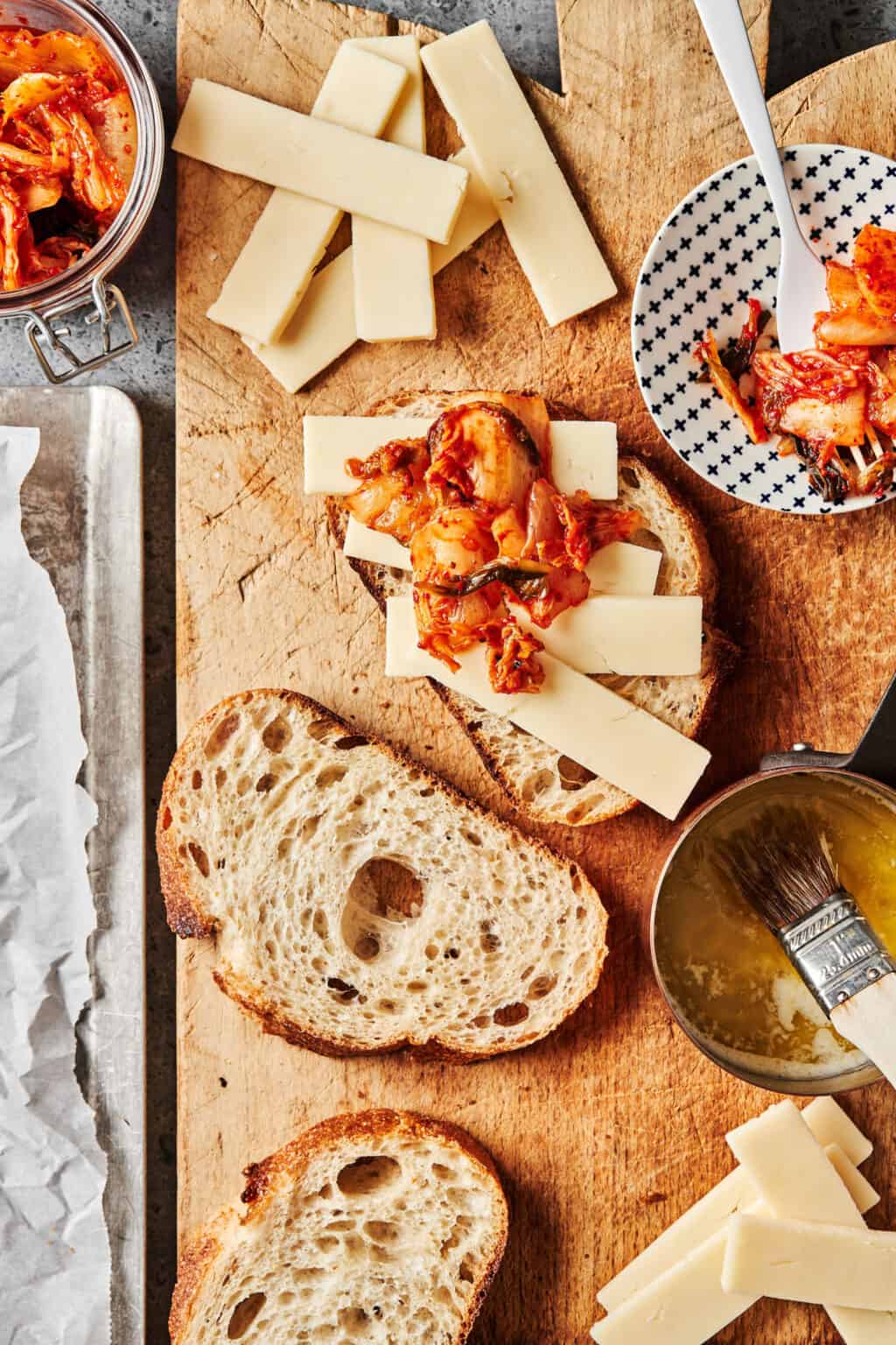 Viral Kimchi Grilled Cheese - Kalejunkie