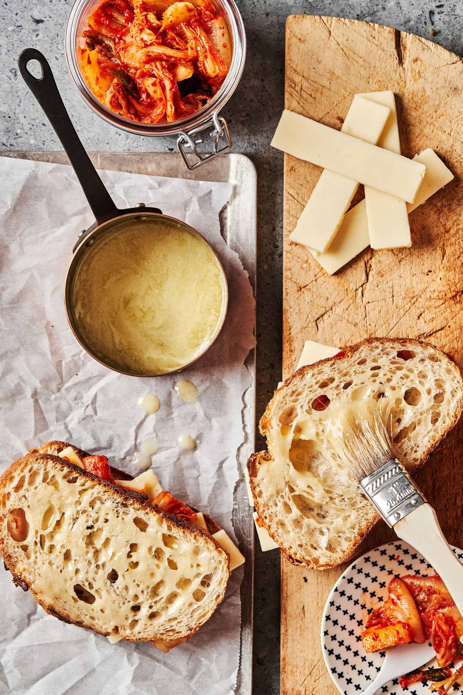 Viral Kimchi Grilled Cheese - Kalejunkie