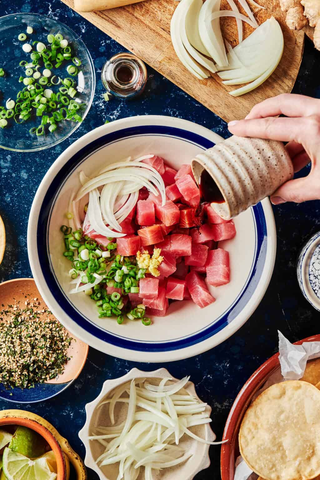 Ahi Tuna Tostadas - Kalejunkie