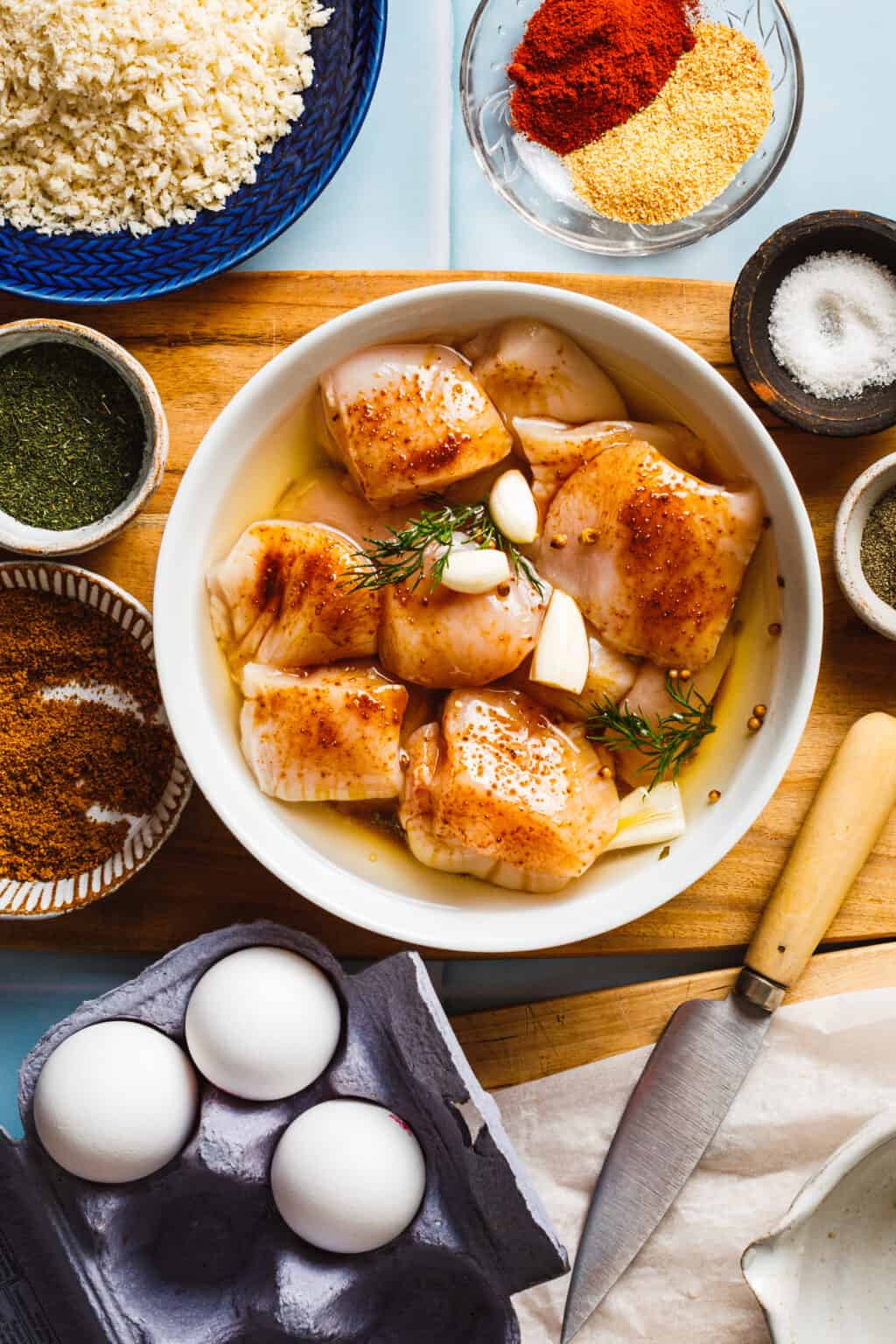 Oven Baked Dill Pickle Chicken Nuggets - Kalejunkie