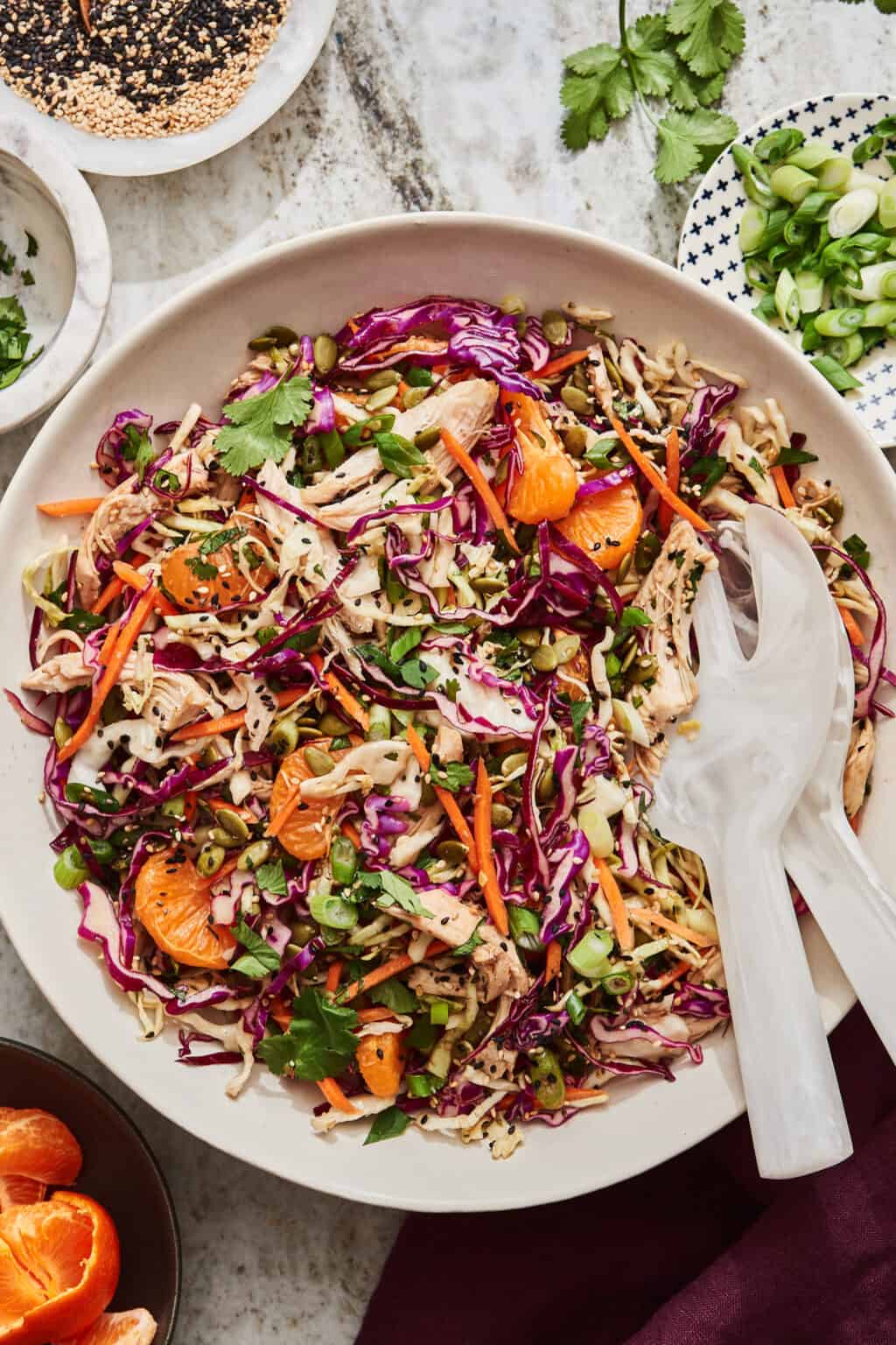 Chinese Chicken Crispy Rice Salad - Kalejunkie