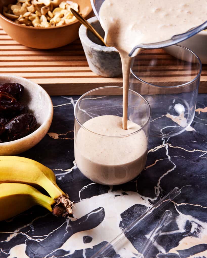 Gut-Healthy Cashew Date Shake - Kalejunkie