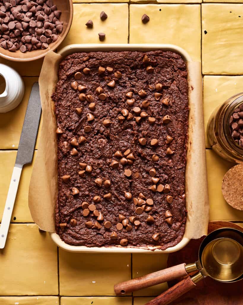 Double Fudge Chickpea Brownies - Kalejunkie