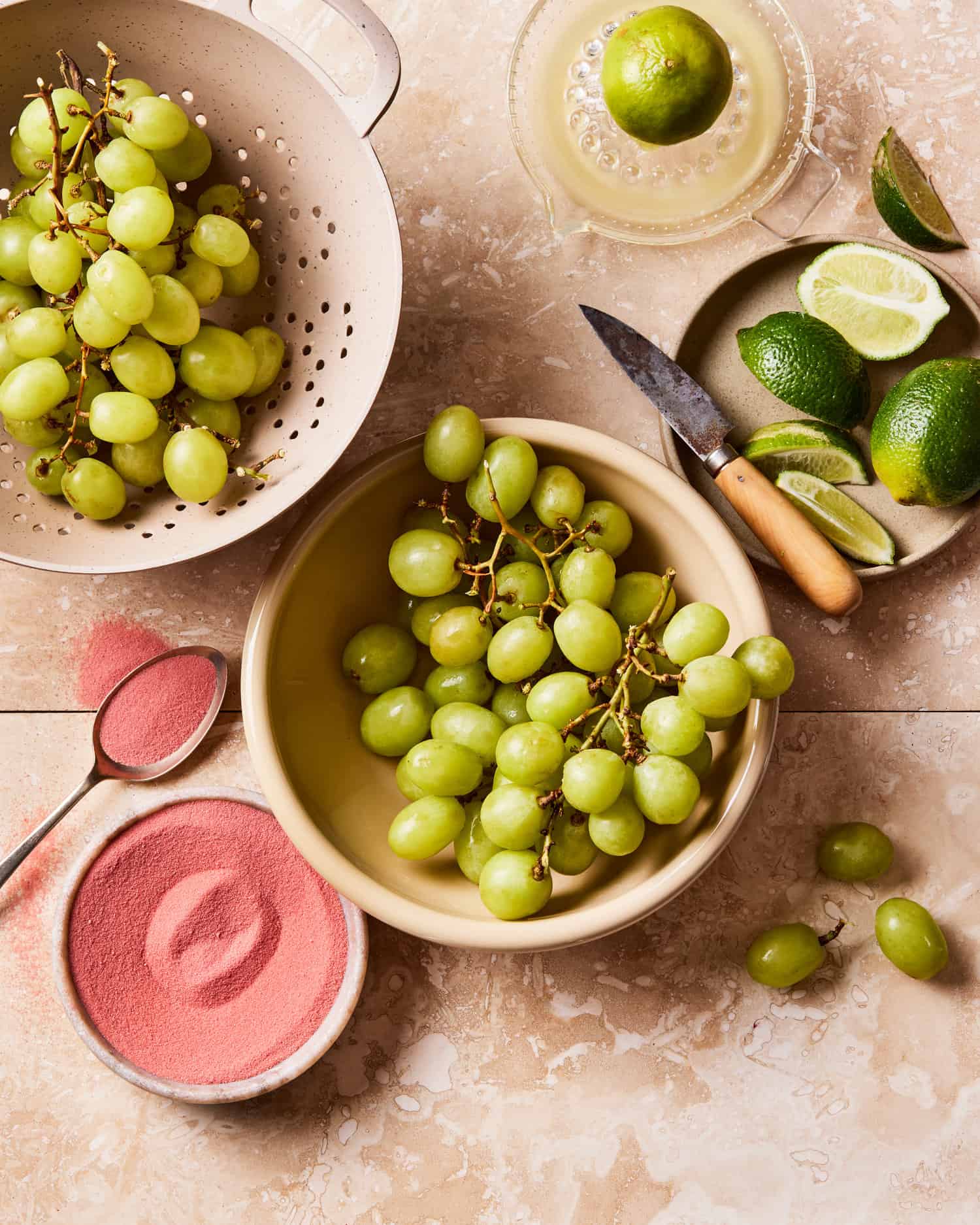 Sour Patch Strawberry Frozen Grapes - Kalejunkie