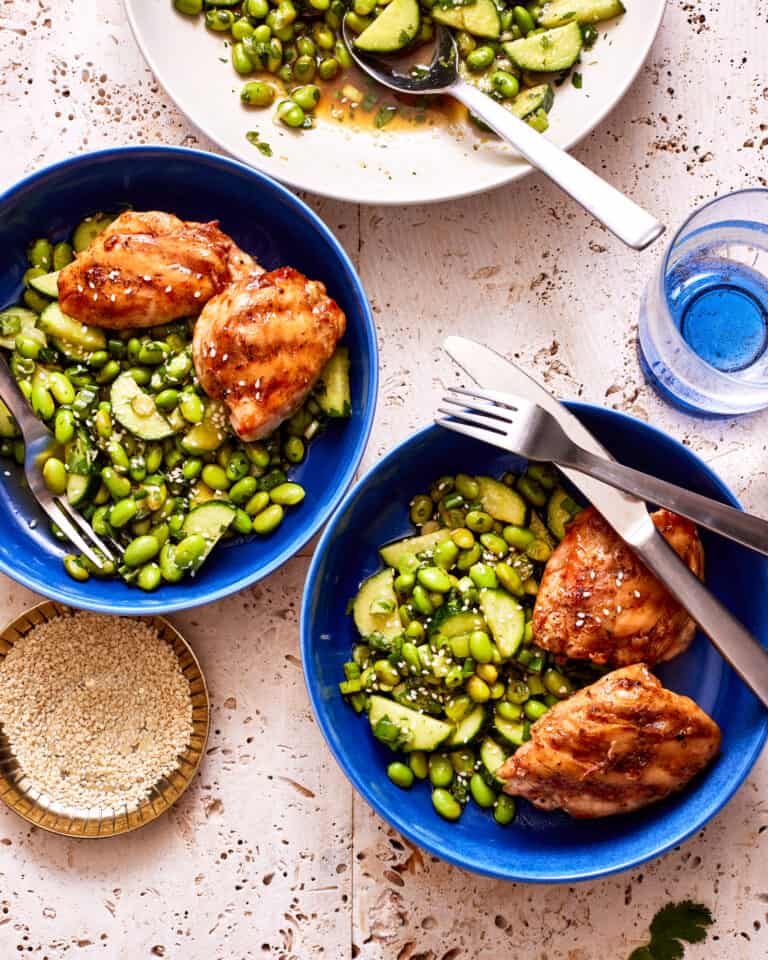 Cucumber Edamame Salad - Kalejunkie