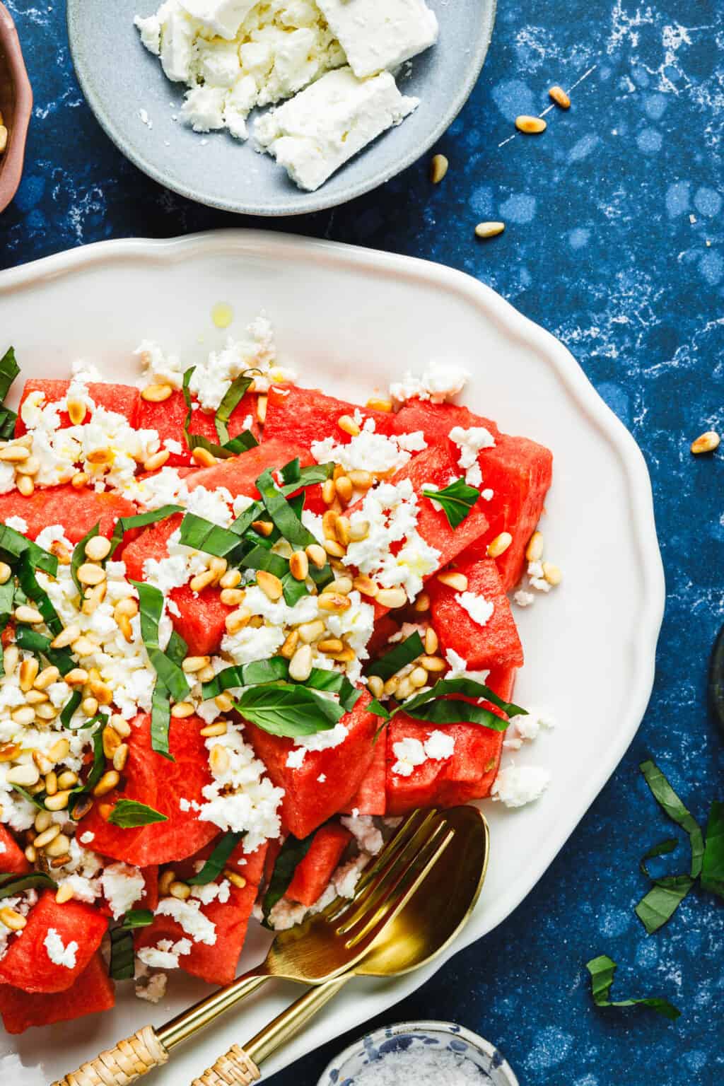 Famous Kokkari 4-Ingredient Watermelon Feta - Kalejunkie