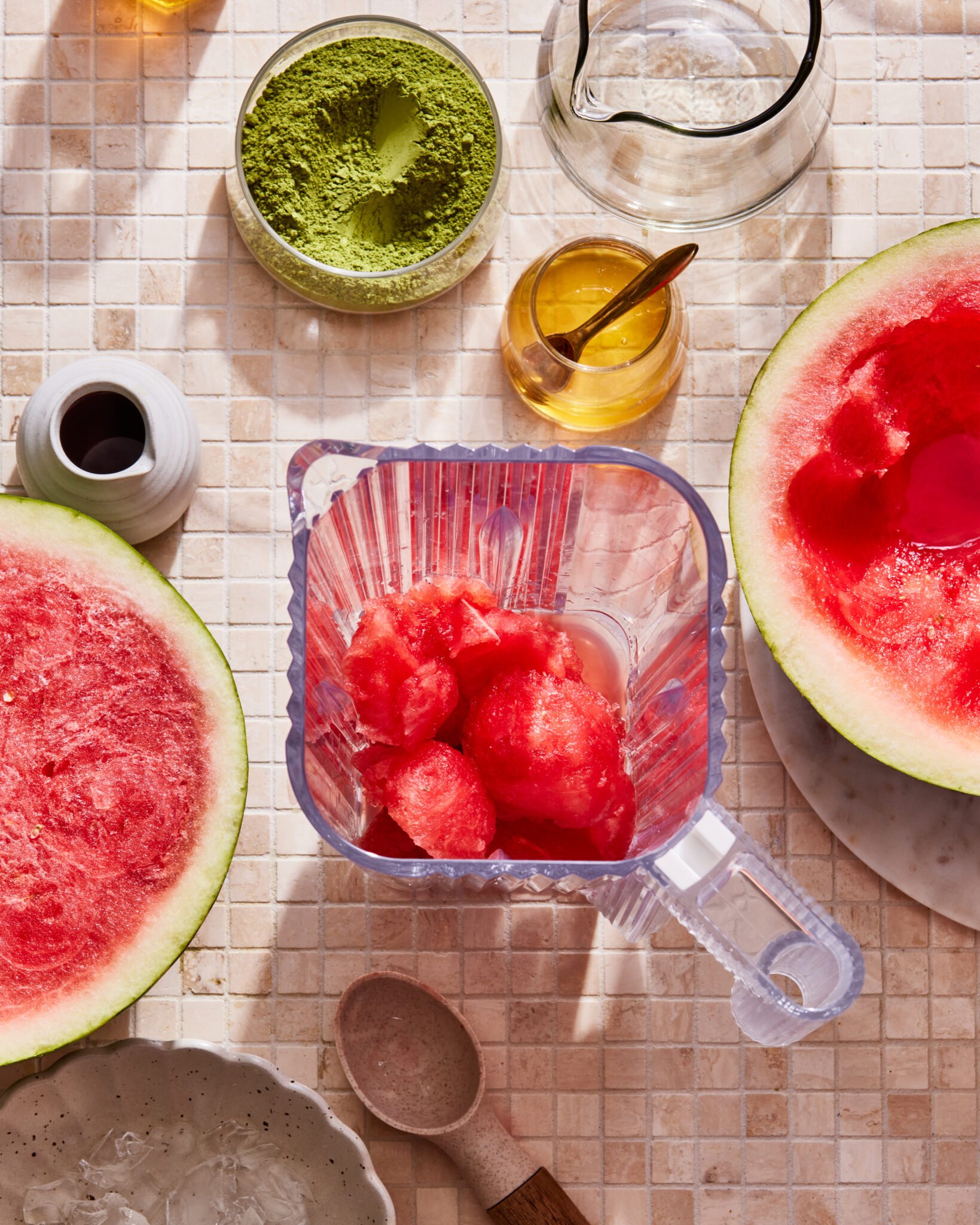 Light & Refreshing Watermelon Matcha - Kalejunkie