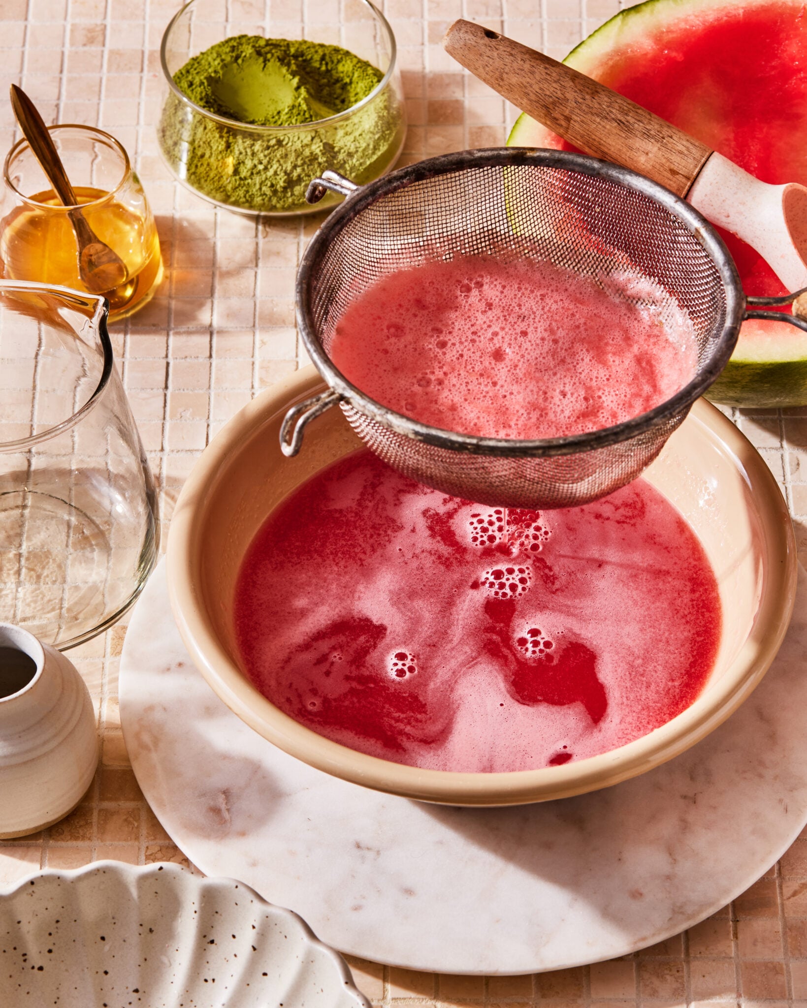 Light & Refreshing Watermelon Matcha - Kalejunkie