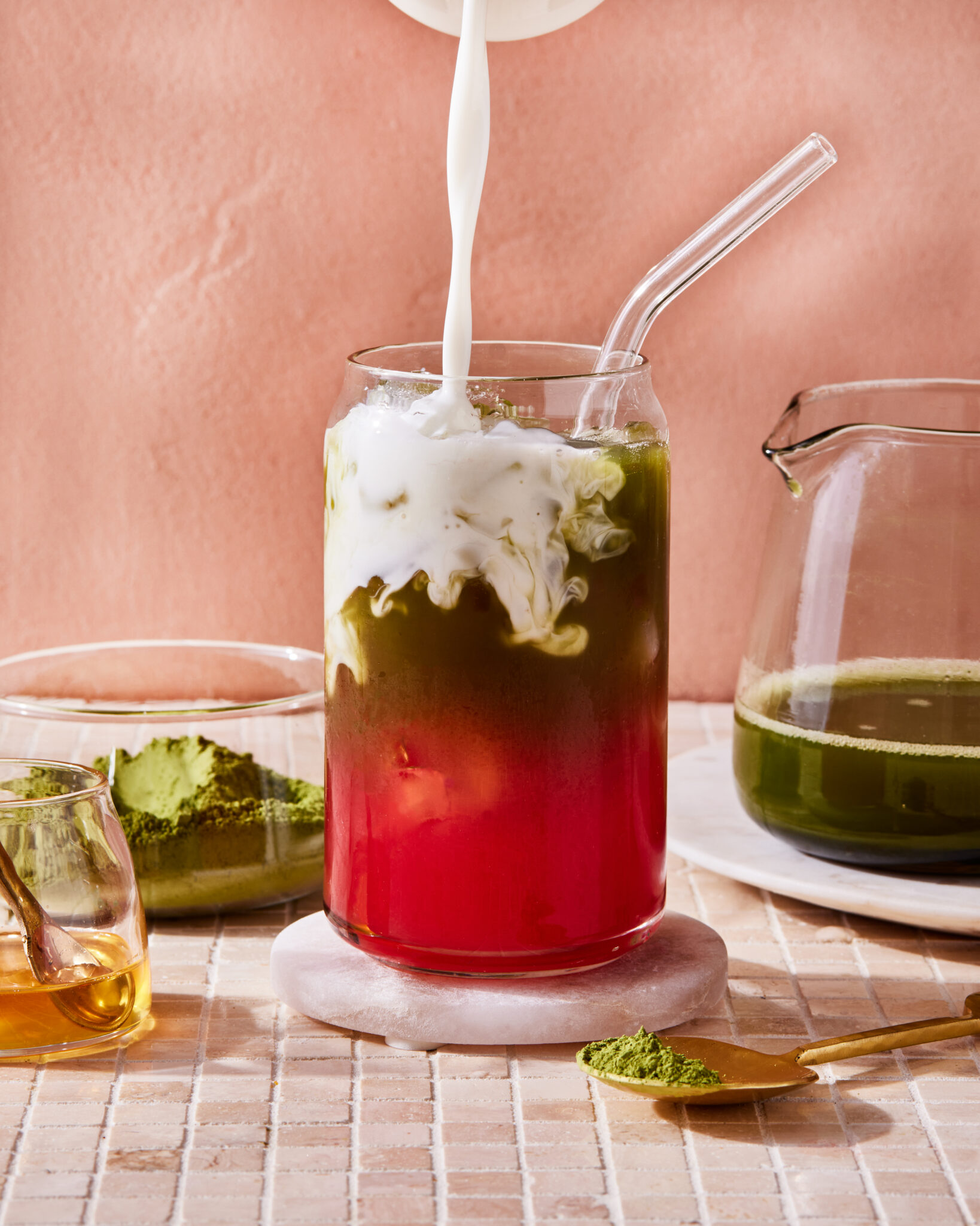 Light & Refreshing Watermelon Matcha - Kalejunkie