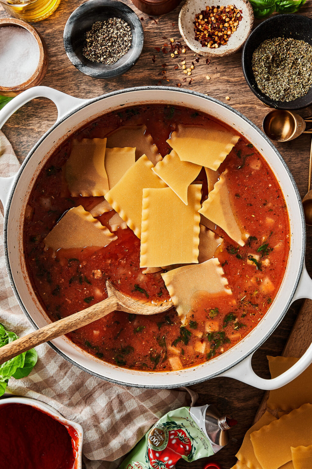 The Ultimate One-Pot Lasagna Soup - Kalejunkie
