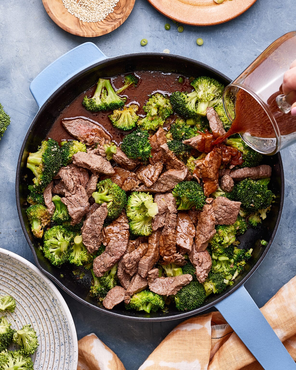 Quick and Easy Saucy Beef & Broccoli - Kalejunkie