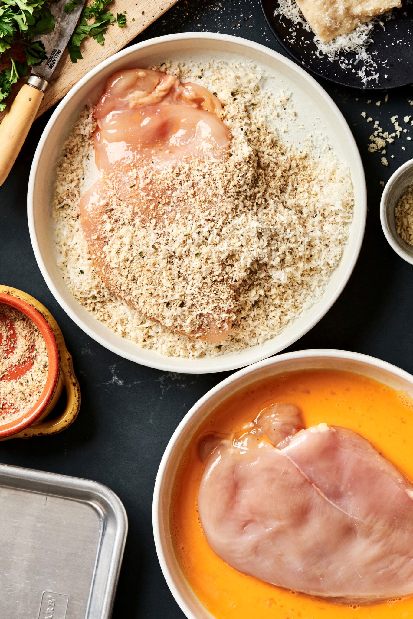 Quick and Easy Chicken Parmesan - Kalejunkie