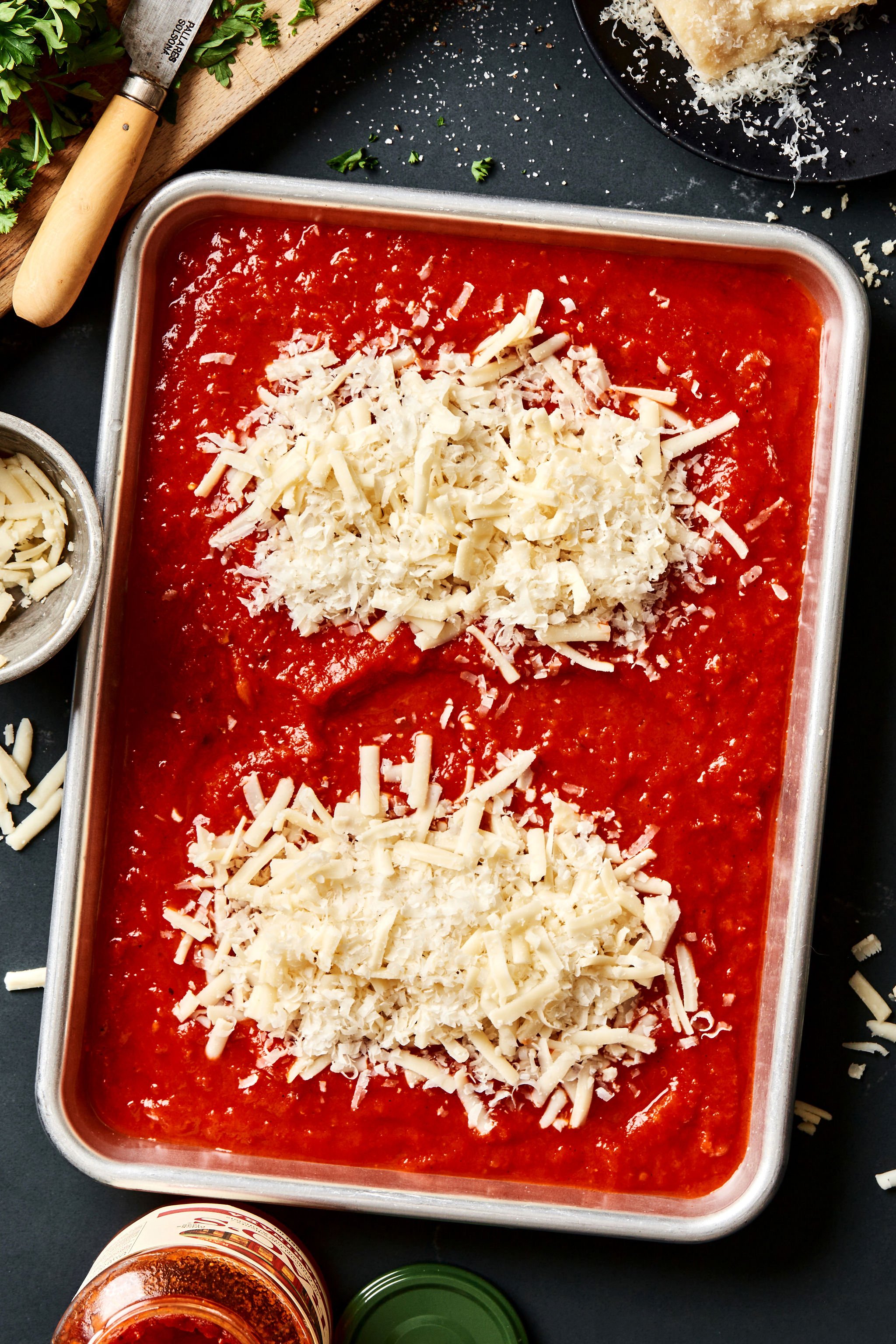 Quick and Easy Chicken Parmesan - Kalejunkie