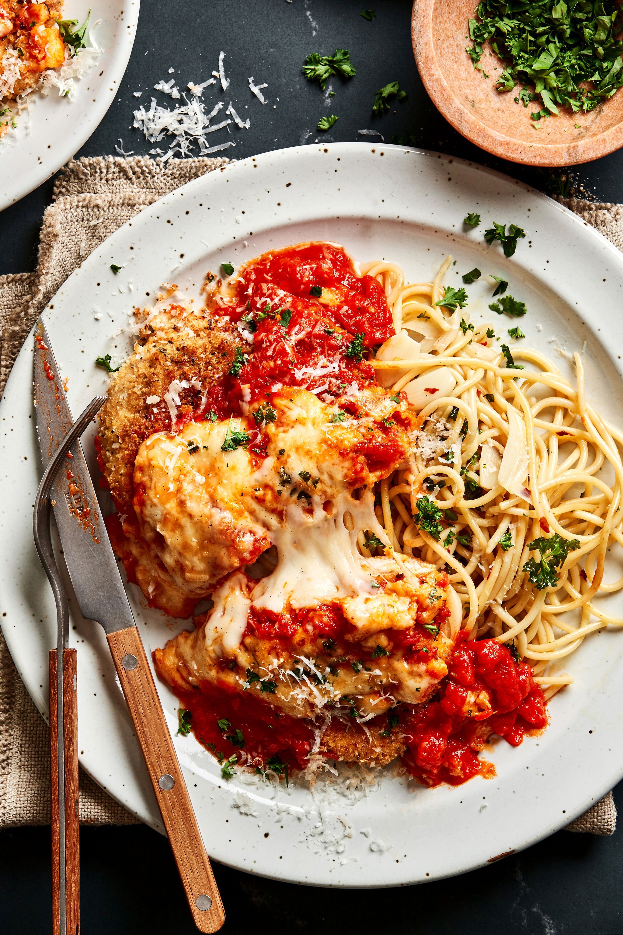 Quick and Easy Chicken Parmesan - Kalejunkie