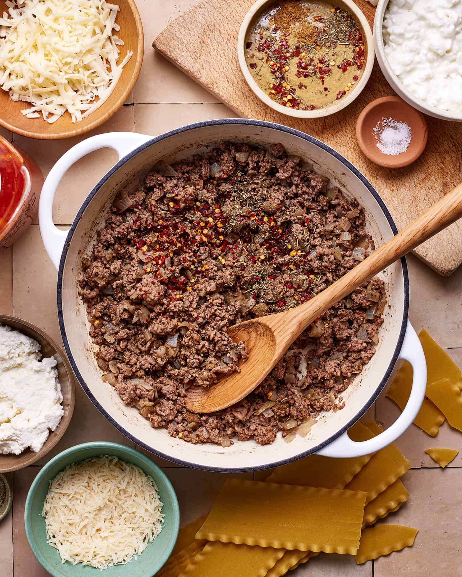 Easy High Protein Skillet Lasagna - Kalejunkie