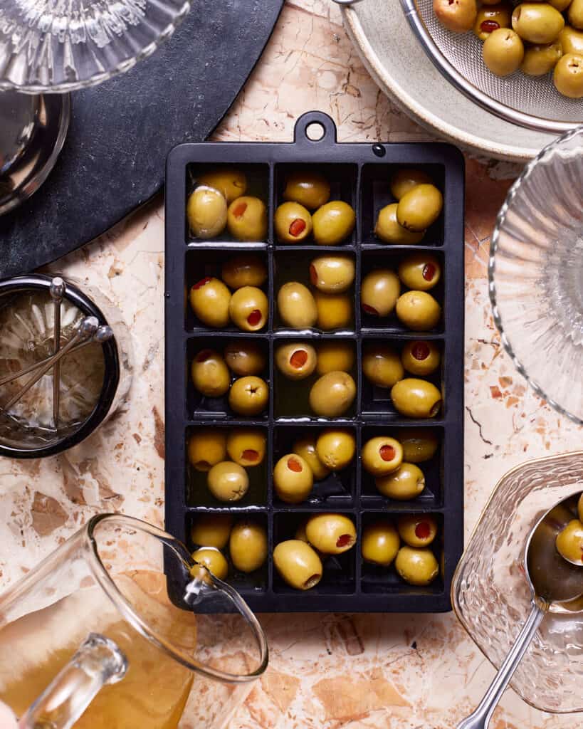 Viral Dirty Martini Olive Cubes - Kalejunkie