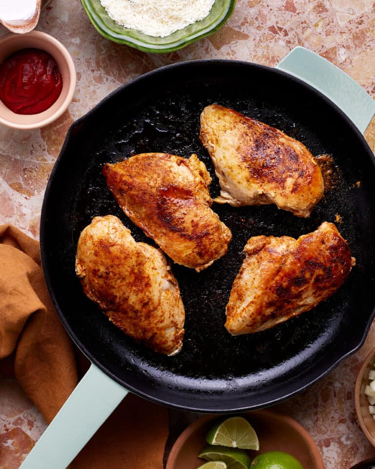 One Pan Saucy Coconut Chicken - Kalejunkie
