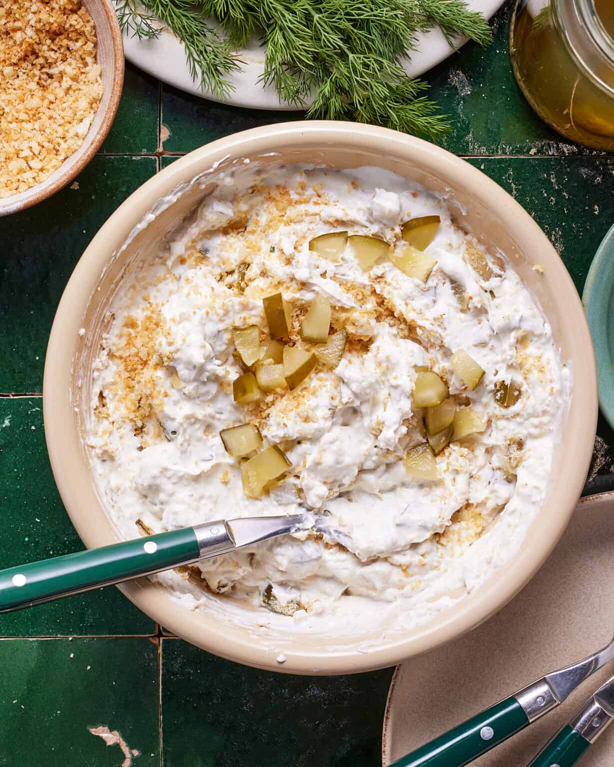 Viral "Fried" Pickle Dip - Kalejunkie