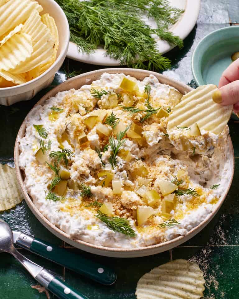 Viral "Fried" Pickle Dip - Kalejunkie