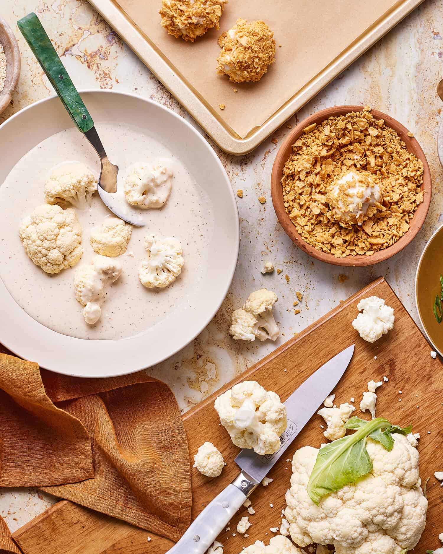 Sweet and Sour Crunchy Cauliflower Bites - Kalejunkie