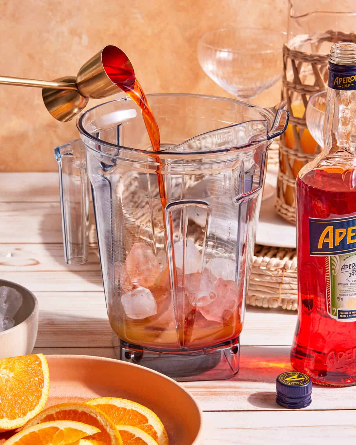 Easy Frozen Aperol Spritz - Kalejunkie