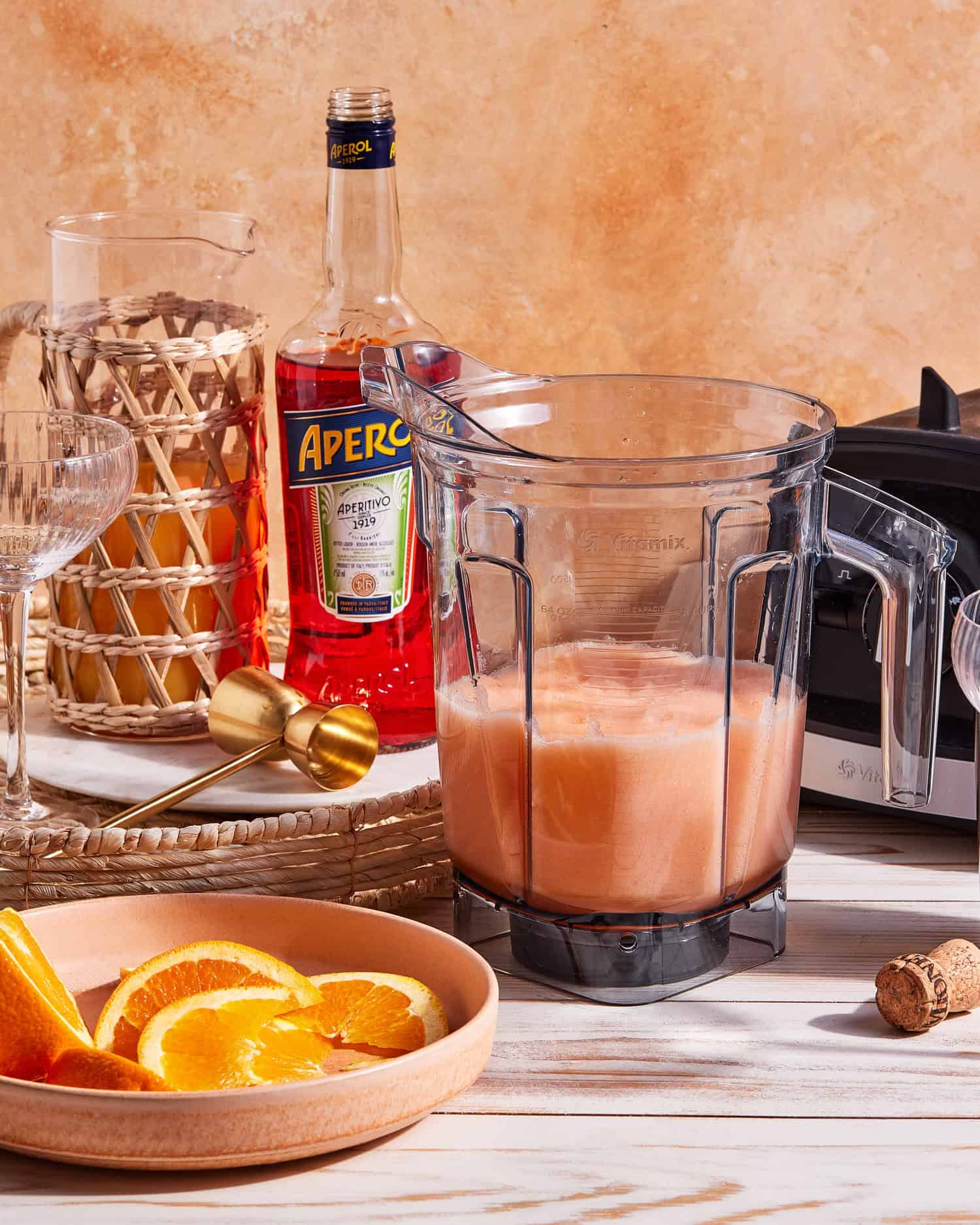 Easy Frozen Aperol Spritz - Kalejunkie