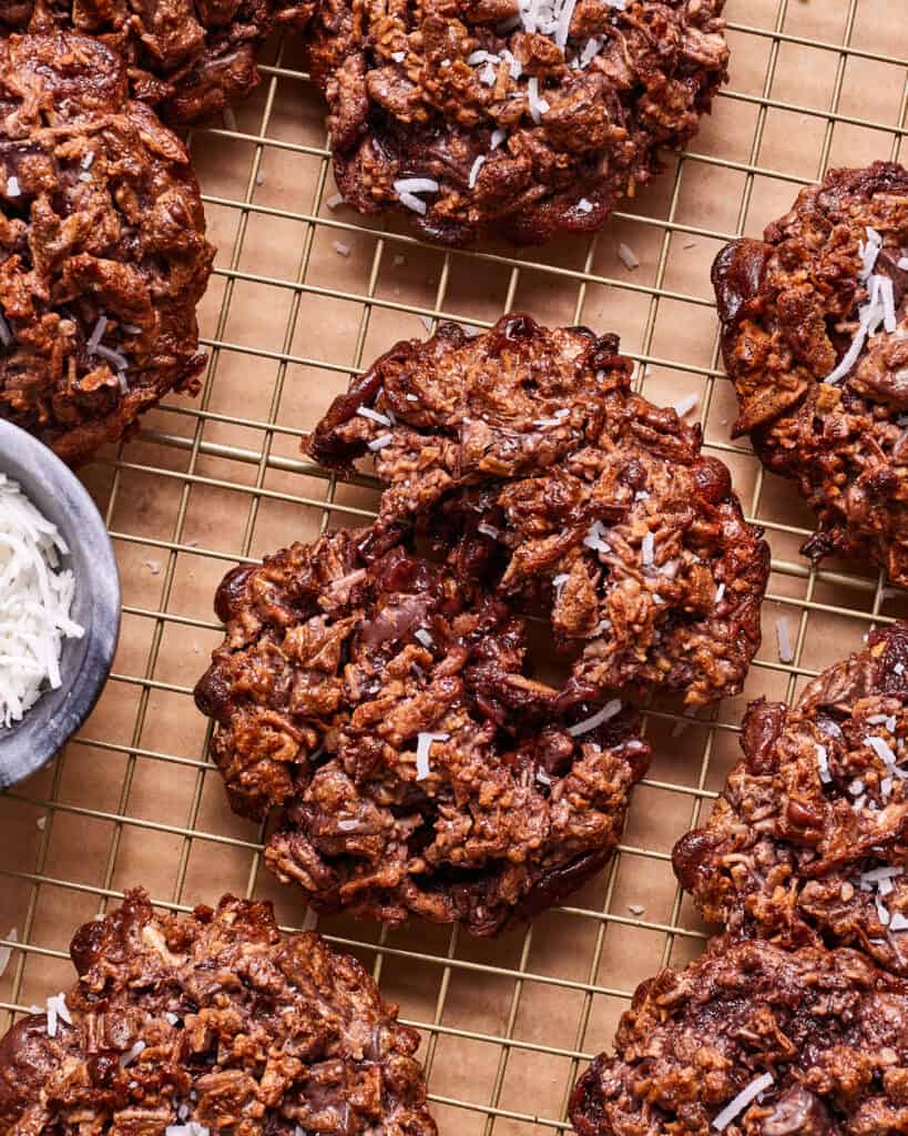 German Chocolate Magic Cookies - Kalejunkie