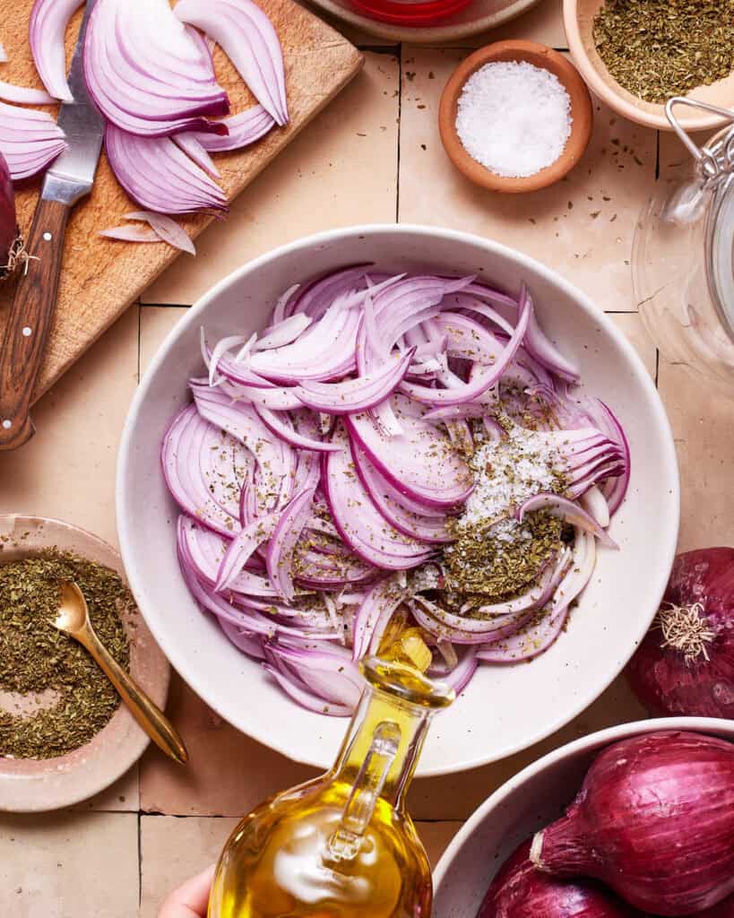 Quick Marinated Red Onions 🧅 - Kalejunkie