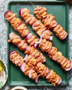 Grilled Middle Eastern Chicken Kebabs - Kalejunkie