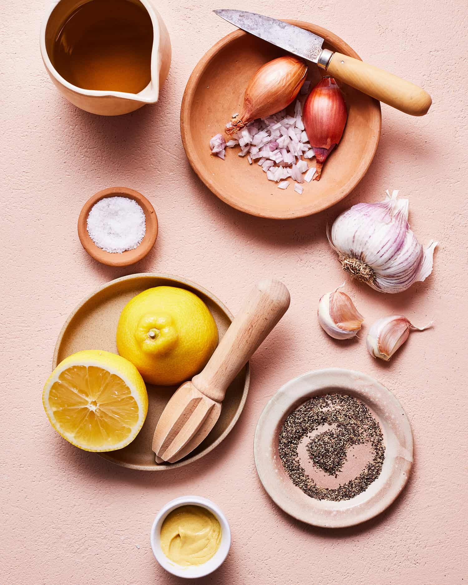 Easy Lemon-Shallot Vinaigrette - Kalejunkie